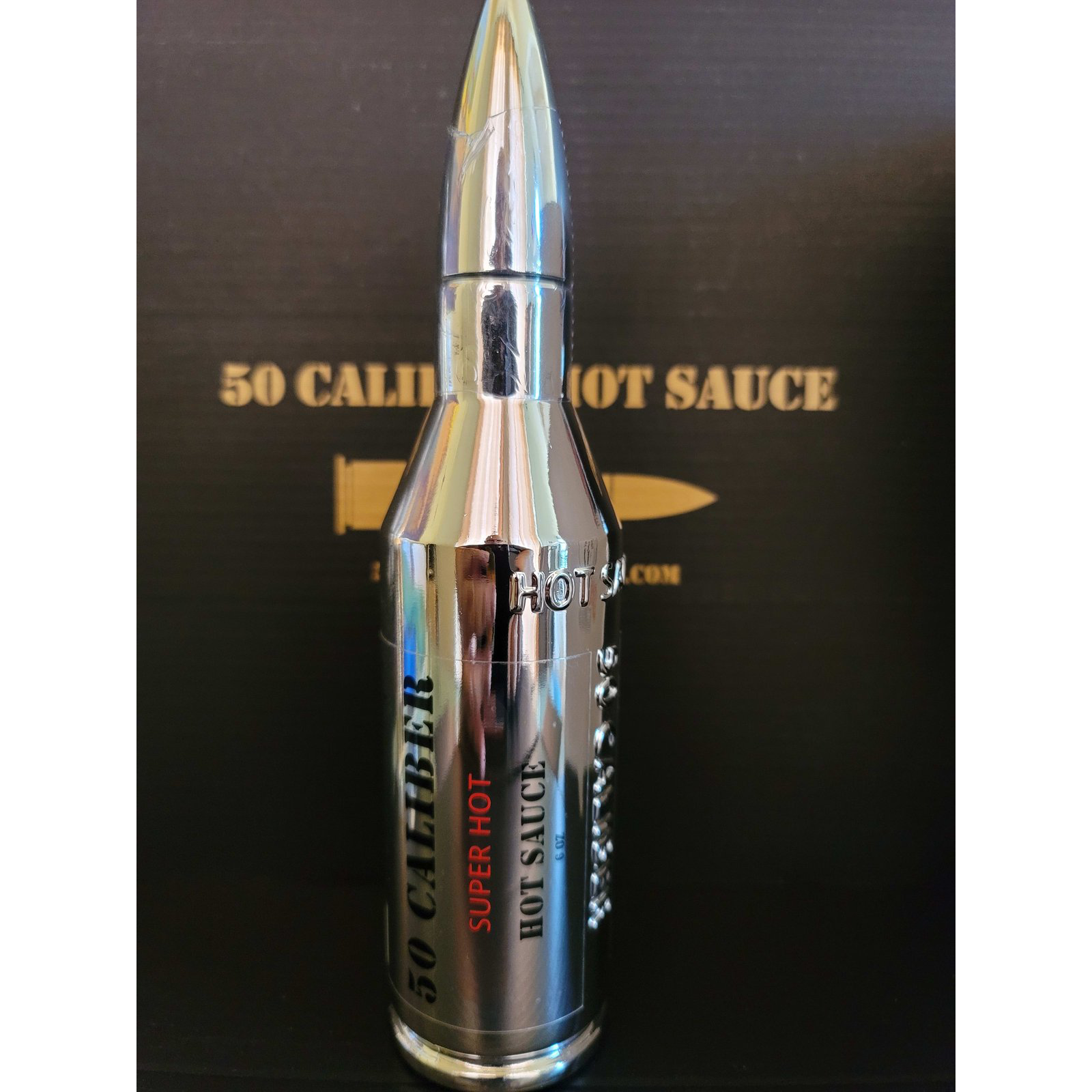 50 Caliber Hot Sauce 1st Silver Bullet Only 1 Bottle Available